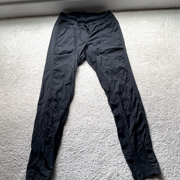 lululemon athletica | Pants & Jumpsuits | Lululemon Black Nylon Workout ...